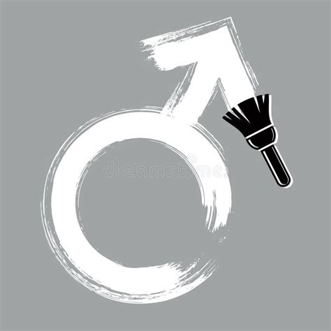 Man Gender Vector Sign Masculine Concept Human Sex Symbol Stock