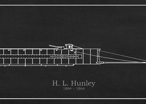 H L Hunley Ship Plans Greeting Card By Stockphotosart Com