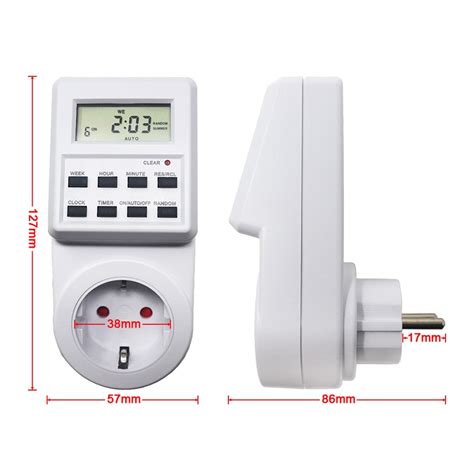 Ac 230v Digital Time Switch Programmable Timer Swi Grandado