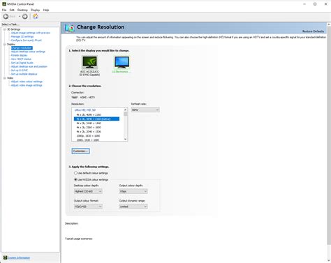 Missing Colour Space AKA Format Options Compared To Windows No Button To Save Settings
