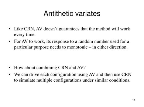 PPT Variance Reduction Techniques PowerPoint Presentation Free Download ID