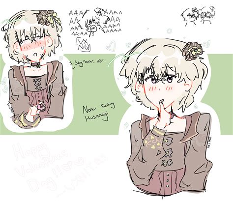 Happy Late Valentines Day Nene Kusanagi Fanart And Implied