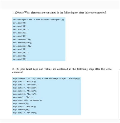 Solved 1 20 Pts What Elements Are Contained In The
