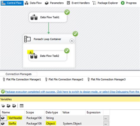 how to create a csv file in ssis 2016 and 2019 which will have 2