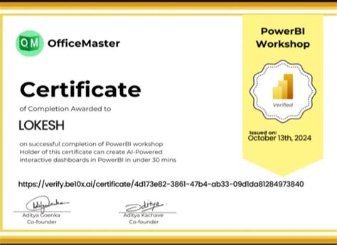 Powerbi Officemaster Linkedin Ai Lokesh Baskaran