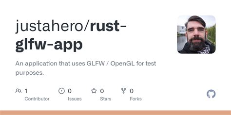 Github Justahero Rust Glfw App An Application That Uses Glfw