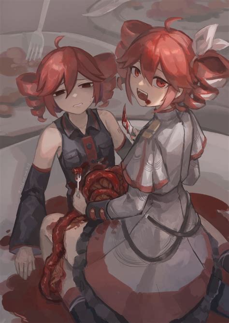 Kasane Teto And Kasane Teto Utau And 2 More Drawn By Sang Yu Qwq