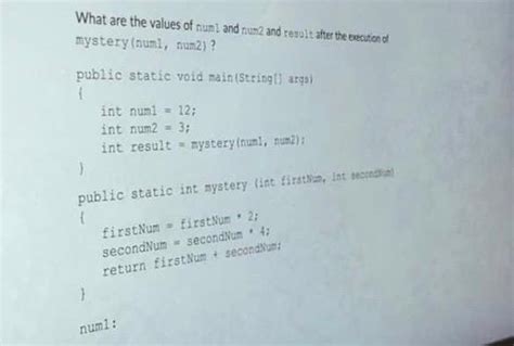 Solved What Is The Output Of This Code Snippet Int Sum Chegg