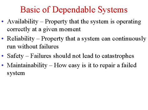 Fault Tolerance Chapter Failures In Distributed Systems