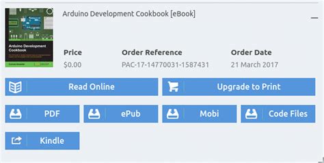 Livro Gratuito Arduino Development Cookbook Embarcados