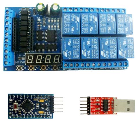 Io22d08 8ch Dc 12v Pro Mini Relay Shield Module Plc Board For Arduiuo Mege2560 Delay Self