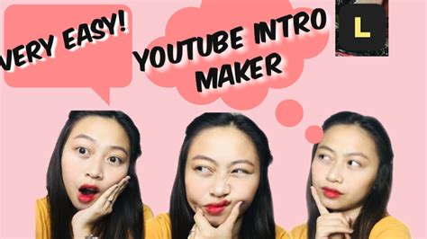 VERY EASY YOUTUBE INTRO MAKER IN JUST A MINUTE NO WATERMARK YouTube