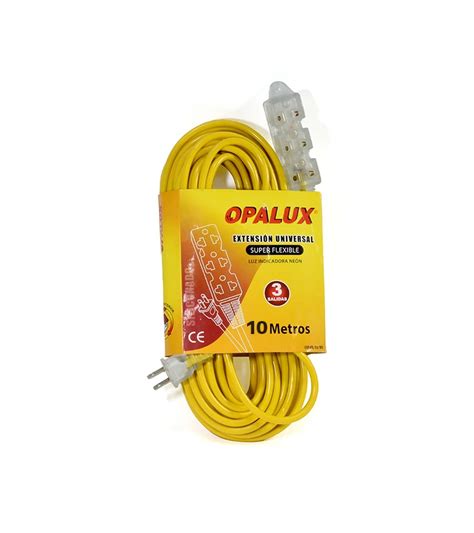 Opalux Op Fl1210 Extensión De Corriente 10 Metros Alcance Y