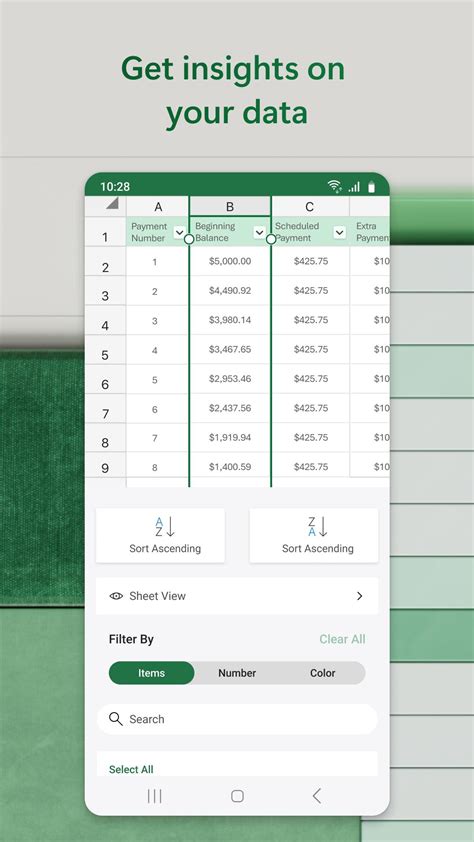 Microsoft Excel Spreadsheets Apk Download For Android Latest Version