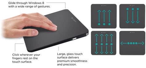 Logitech Glass Touchpad Made For Windows S Multi Touch Everything Usb
