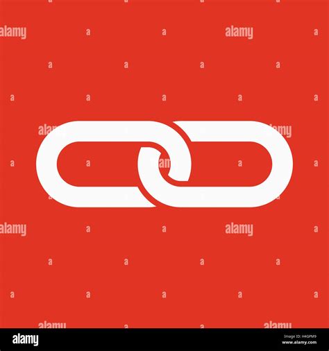 The Link Icon Linked And Joined Connection Hyperlink Chain Symbol