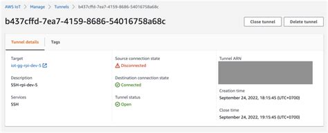 Aws Iot Manage Greengrass ผ่าน Secure Tunneling Component Thanapon