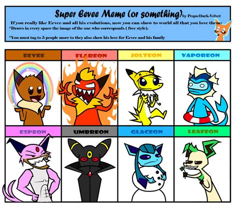Super Eevee Meme Favourites By Pequedark Velvet On Deviantart