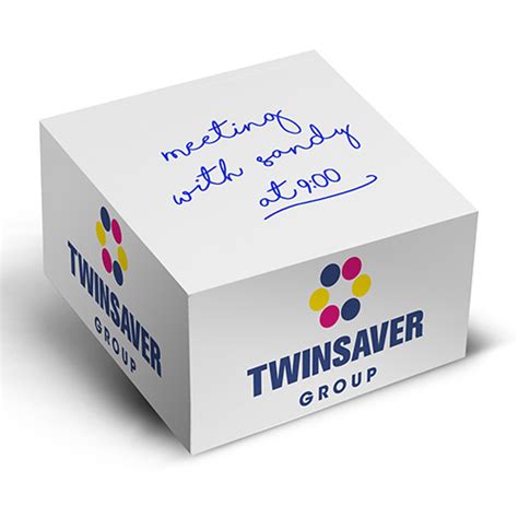 Notepad Cubes Spear Labels