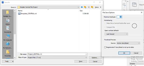 Revit LAN Central File From Central File Acting As Template Micrographics