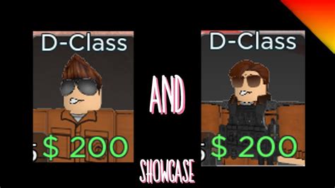 Roblox Scp Tower Defense D Class And Evolved D Class Showcase Youtube