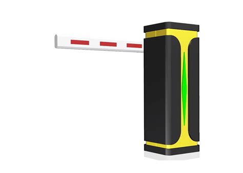 Remote Control Automatic Barrier Gate Mild Steel W With DC Servo Motor