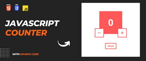 Javascript Counter Html Css Js Dev Community