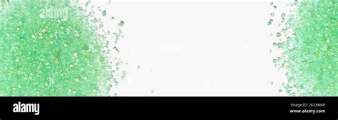 Ferrous Sulfate Chemical Ingredient On White Laboratory Table Stock