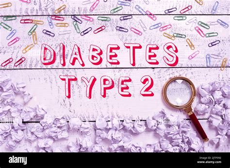 Handwriting Text Diabetes Type 2 Word For Condition Which Body Does