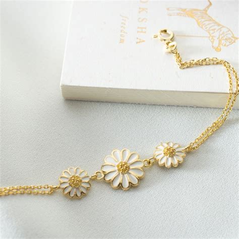Daisy Bracelet Etsy
