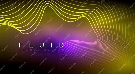 Premium Vector Digital Flowing Wave Particles Abstract Background
