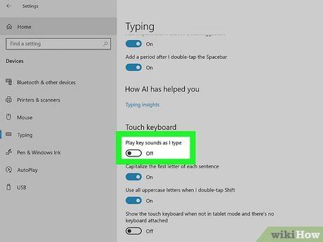 How To Turn Off Surface Keyboard Sounds Type Cover Clicks