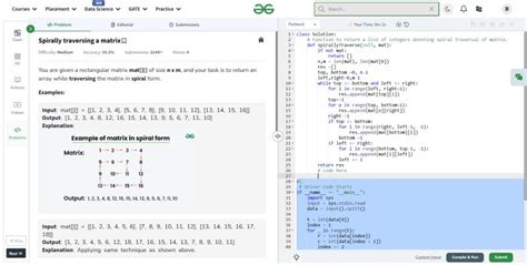 100daysofcode Dsa Geeksforgeeks Python Problemsolving Deep