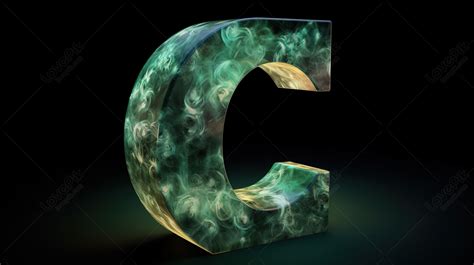 3d 렌더링된 대리석 유리 C 문자의 배경 강화 3d 렌더링된 대리석 유리 C 문자의 배경 강화 사진 3d 렌더링된 대리석