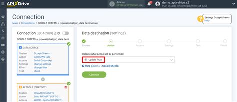 Generación Masiva De Textos Utilizamos El Servicio Apix Drive Y El Módulo Ai Tools Chatgpt