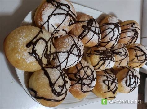 ფუნთუშა პონჩიკი შოკოლადით Samzareulo Net რეცეპტები Receptebi Kulinaria