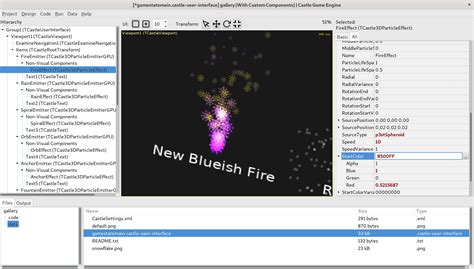 Updates To The Particle System Cge 3d Particle Emitter Including Editing Integrated Right