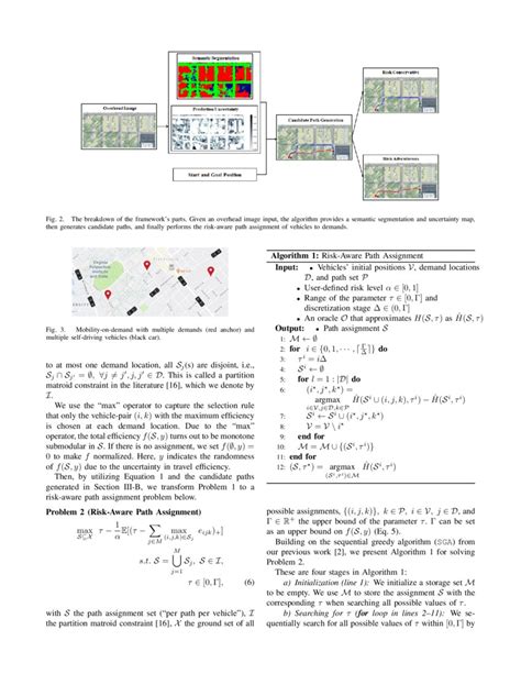 Risk Aware Planning And Assignment For Ground Vehicles Using Uncertain Perception From Aerial
