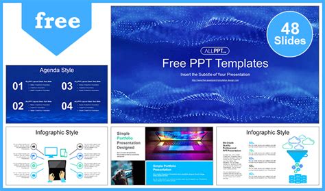 Big Data Algorithm Powerpoint Templates For Free