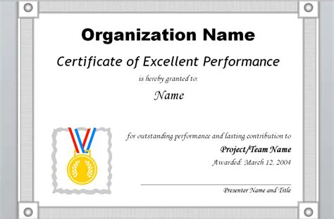 6 Amazing Performance Certificate Samples Word Pdf Powerpoint
