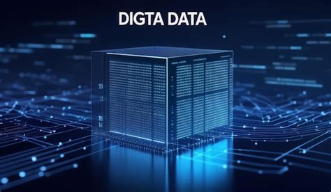 Big Data Digital Safe And Modern Futuristic Computerized Abstract Background Generated Ai