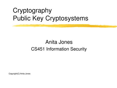 Ppt Cryptography Public Key Cryptosystems Powerpoint Presentation