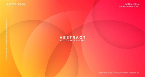 Premium Vector 3d Orange Geometric Abstract Background Overlap Layer