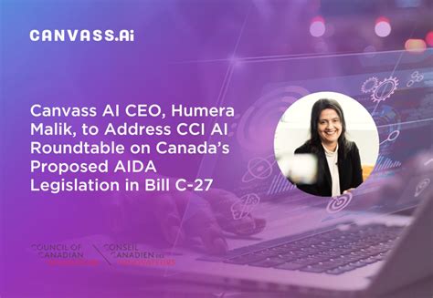 Humera Malik On Linkedin Canvass Ai Ceo Humera Malik To Address Cci
