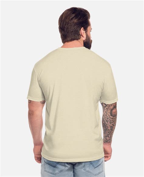 Mens Fitted Polycotton T Shirt Spreadshirt