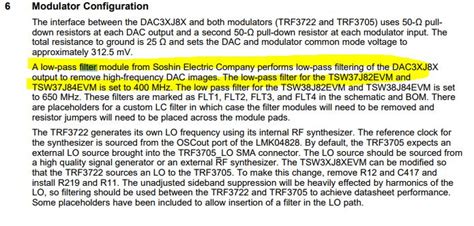 Dac37j84evm Operating At A 1gsps Dac Input And Clock Rate With Dc