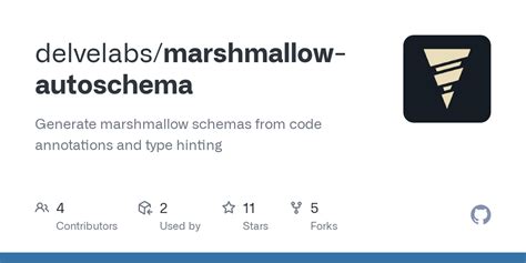 Github Delvelabsmarshmallow Autoschema Generate Marshmallow Schemas From Code Annotations