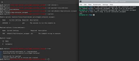 New Metasploit Module Docker Privileged Container Escape