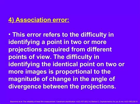Errors In Cephalometry Pptx Dental Health Diseases And Conditions