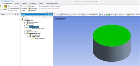 Create A Coordinate System R Ansys
